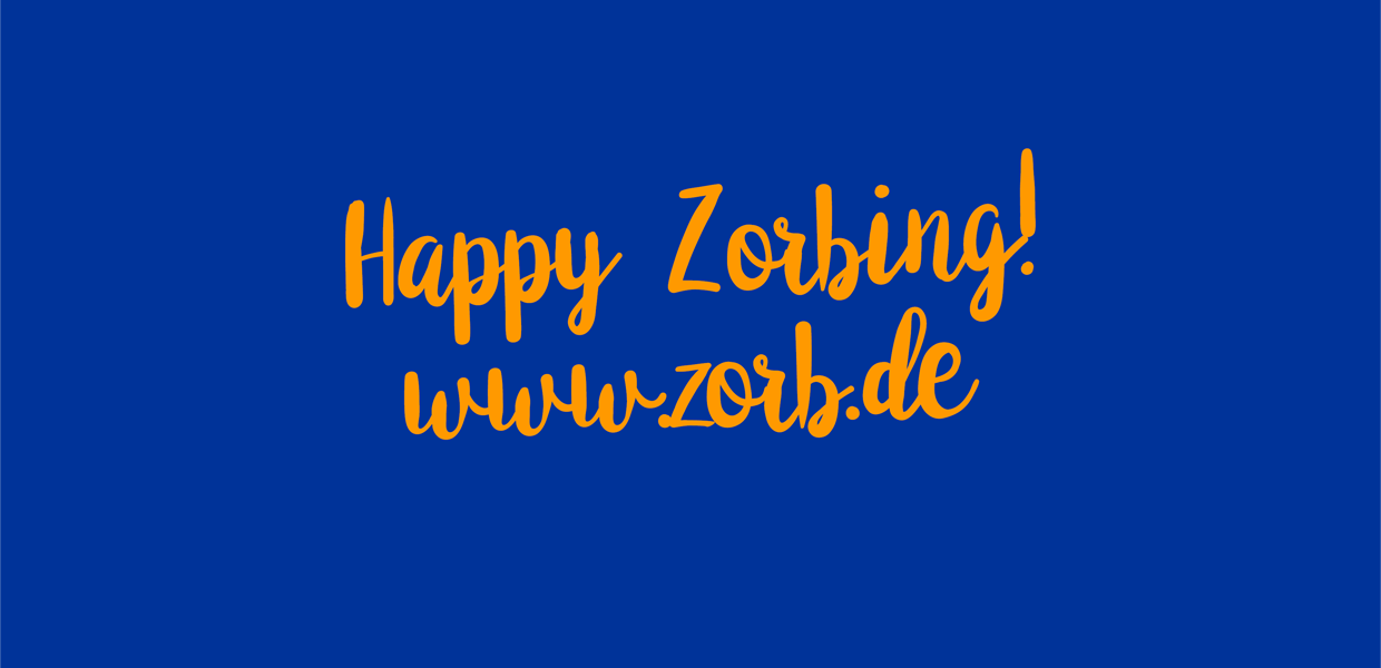Original ZORB-Produkte - Website von ZORB® EUROPE